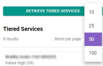 Searching for tiered services – eCSSS Lōkahi Mobile App Help